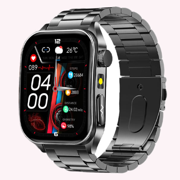 Ceas masurare glicemie fără ințepătură | Smartwatch Diabetici – SANOTRAK